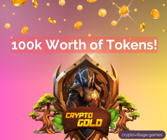 Giveaway: 100k Worth of Crypto Gold Tokens To Be Given Away!